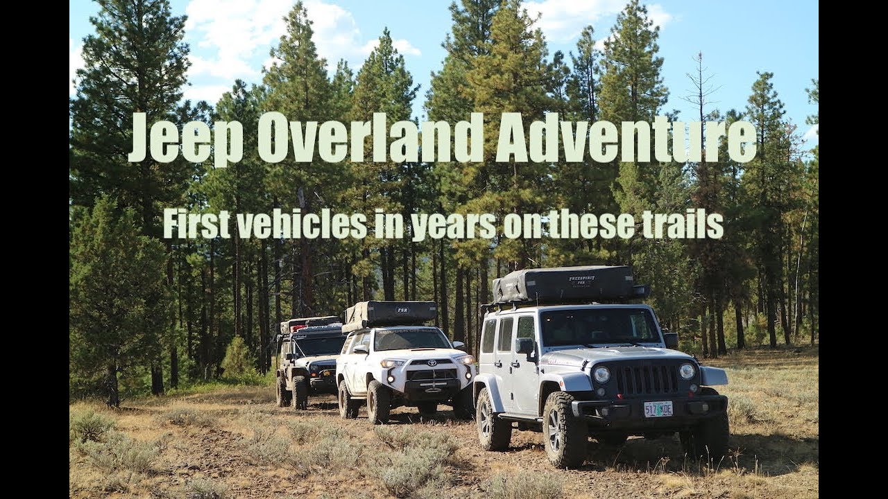 Jeep Overland Car Camping Adventure - Clearing Trail, Epic Campsite ...