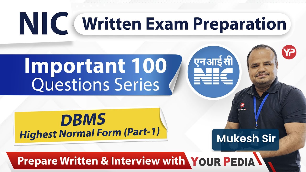 100 Most Important Questions series for NIC written exam preparation ...