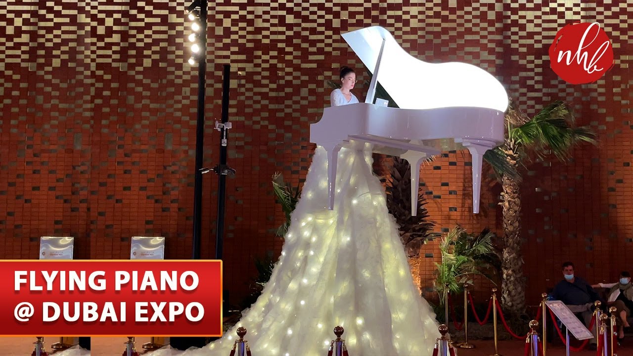 Flying Piano Expo 2020 Dubai | Beautiful Performance by Eleonora ...