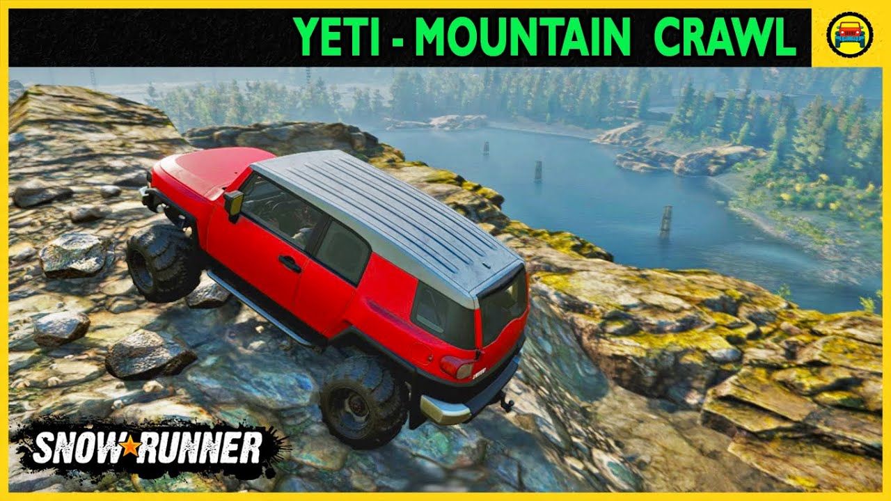 HARD MOUNTAIN CRAWL WITH NEW YETI - SNOWRUNNER MODS - OFFROAD DRIVING ...