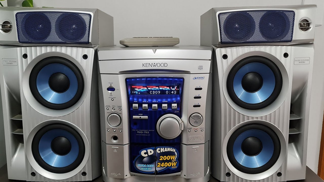 MINI SYSTEM KENWOOD XD-753 DIFERENCIADO!! DETALHES E TESTE. - YouTube