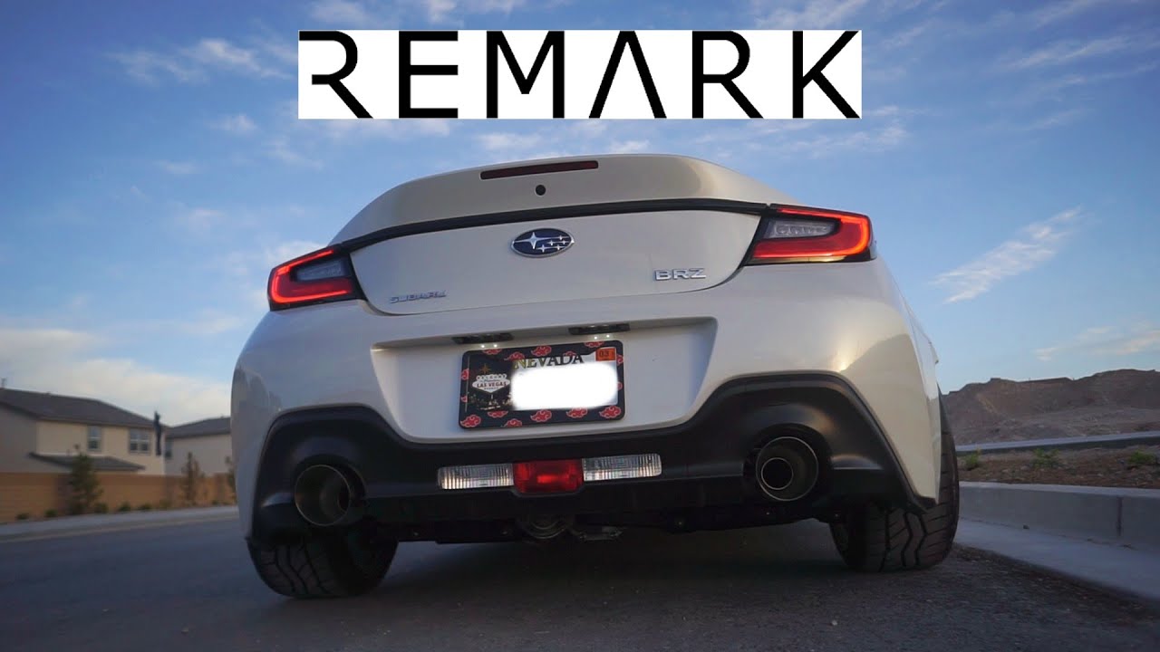23 BRZ Gets New Exhaust! (Remark Axle Back Single Wall) - YouTube