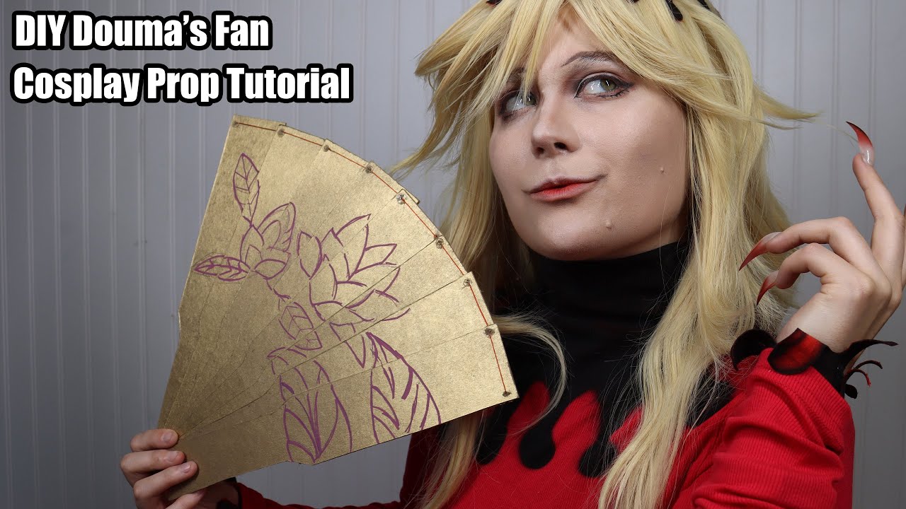 How to Make Douma’s Fan | Demon Slayer Cosplay Prop Tutorial - YouTube