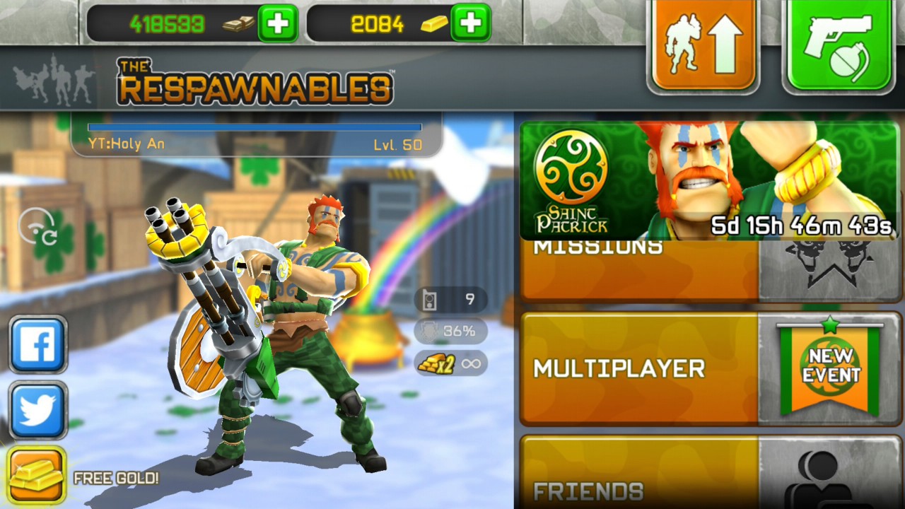 Respawnables Shield-Wielder Review - Celtic Chest - Saint Patrick Event ...