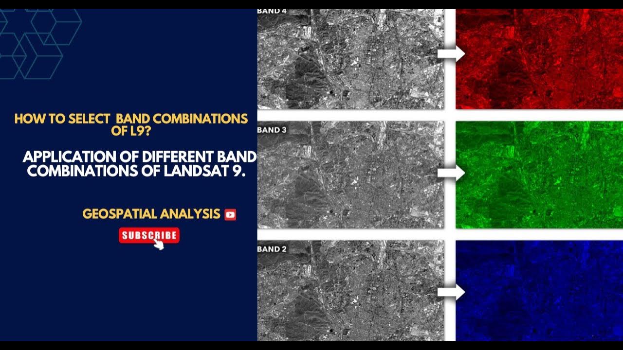 How to select Band Combinations of L9? || Application of different Band Combinations of Landsat ...