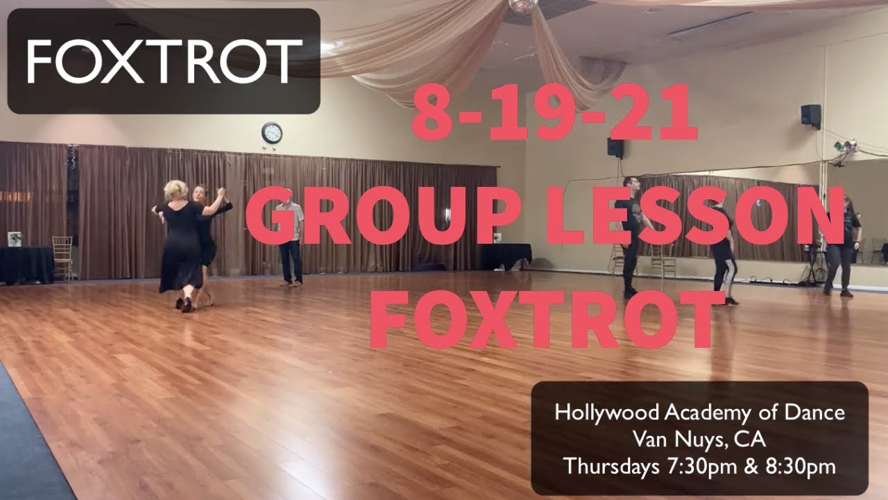 BALLROOM DANCE GROUP LESSON|how to|FOXTROT COMBO - YouTube