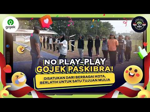 SERU BANGET! YUK, INTIP PELATIHAN GOJEK PASKIBRA! | Vlog NGOPI #salamsatuaspal #gojekindonesia
