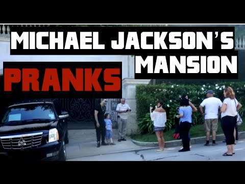 PRANKS AT MICHAEL JACKSON'S MANSION - YouTube