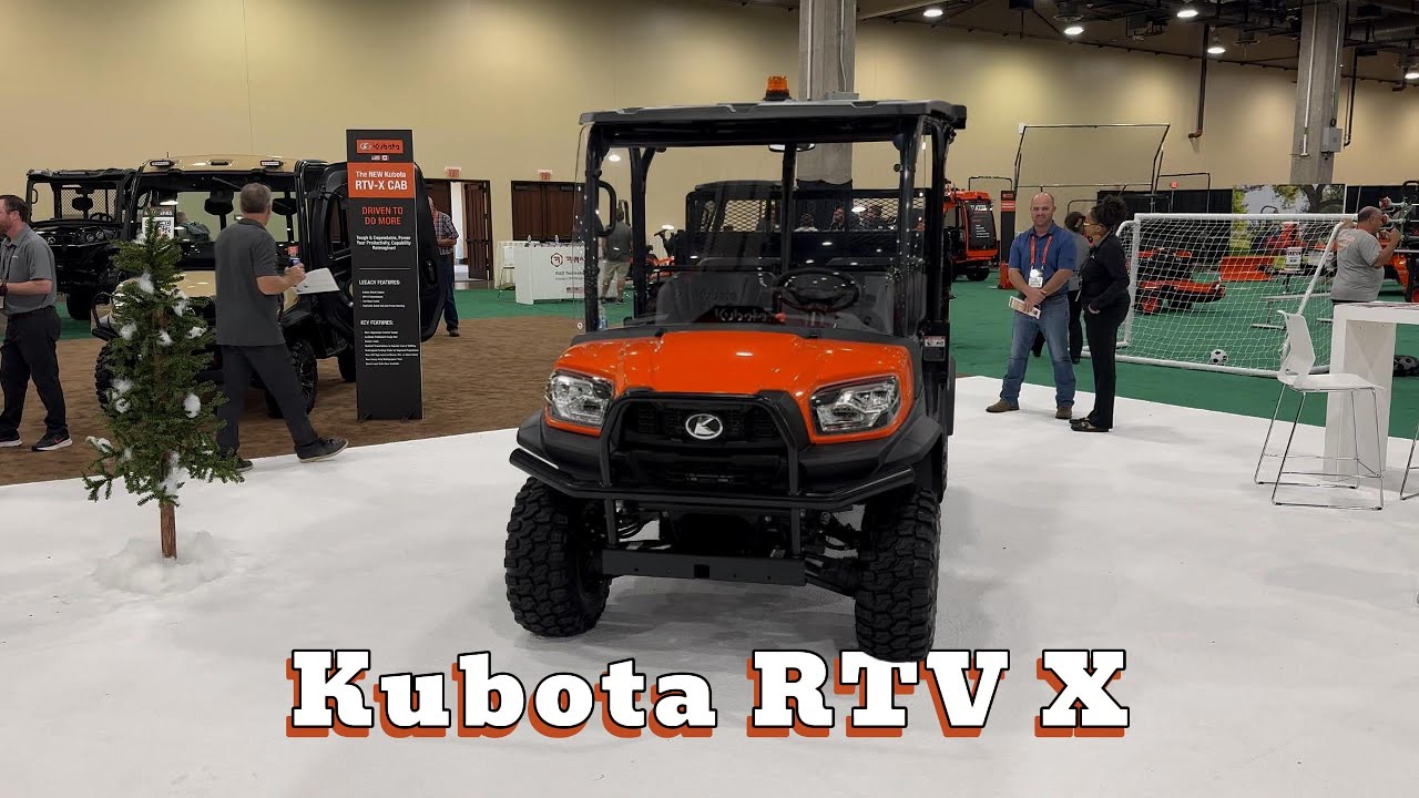 Kubota's New Utility Vehicle | Kubota RTV X-Series | Diesel Powered ...