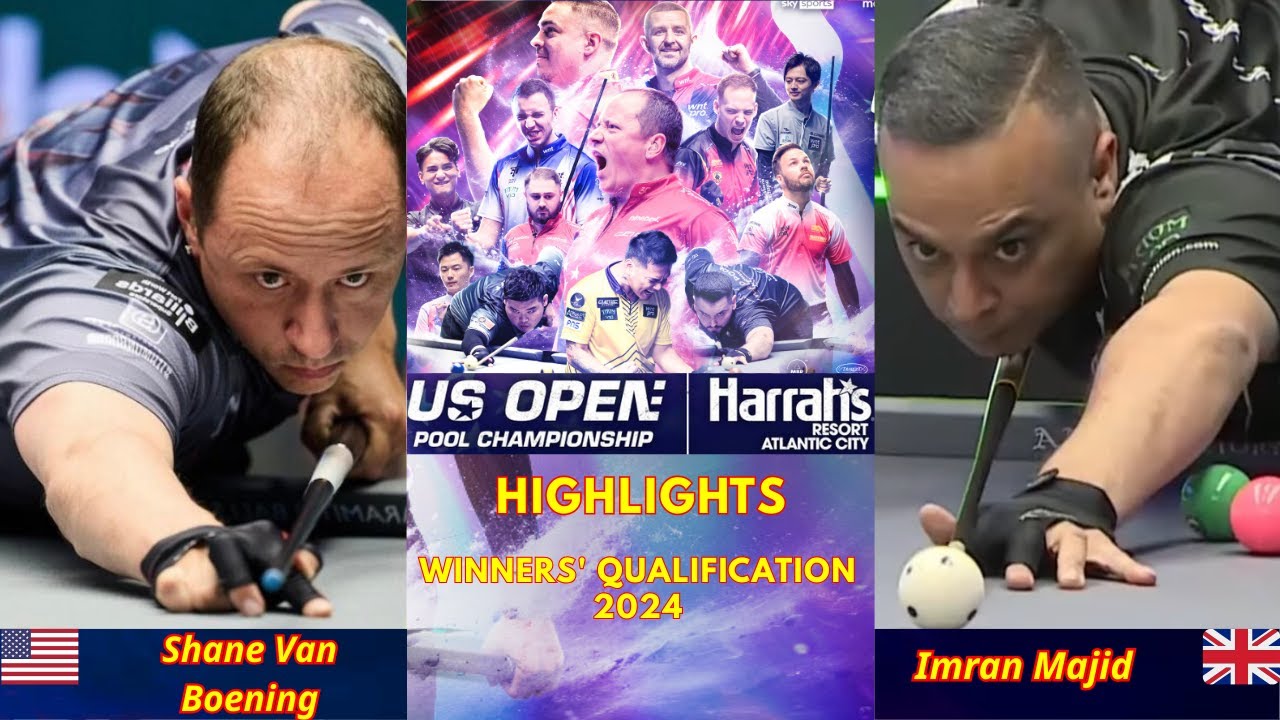 Nail-biting race Shane Van Boening vs Imran Majid | 2024 US Open ...