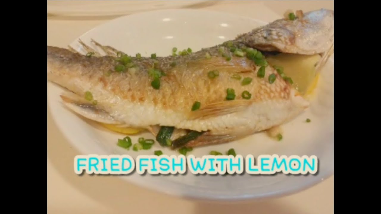 Simple way to cook FRIED FISH with squeeze lemon - YouTube