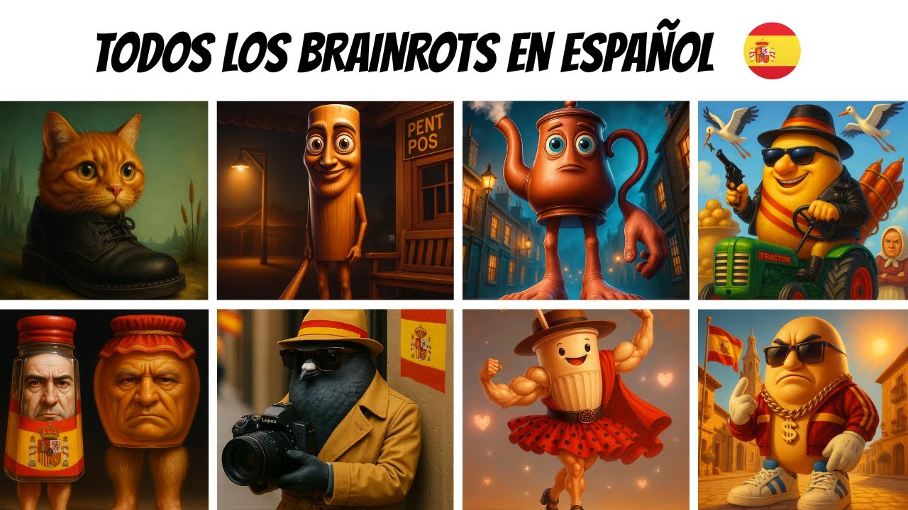 TODOS los BRAINROTS DOBLADOS en ESPAÑOL | Italian Brainrot Meme | Parte ...