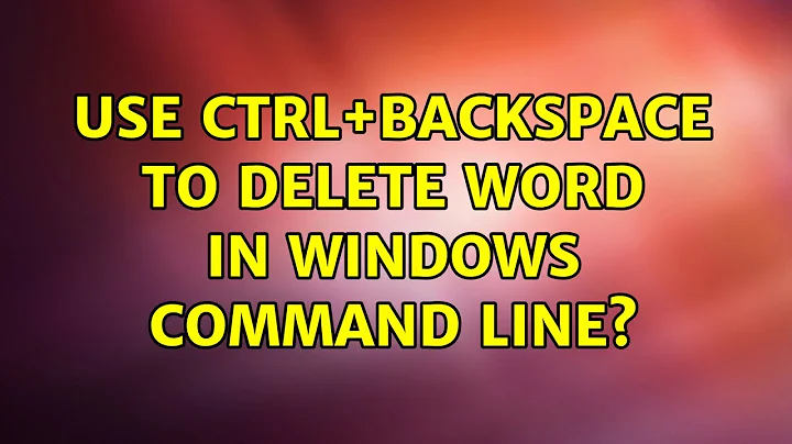 Solved Ctrl Backspace And Ctrl Delete In Bash 9to5Answer solved-ctrl-backspace-and-ctrl-delete-in-bash-9to5answer