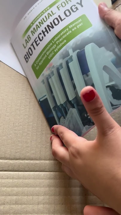 Complete lab manual for Biotechnology | Dr. Noble K Kurian - YouTube