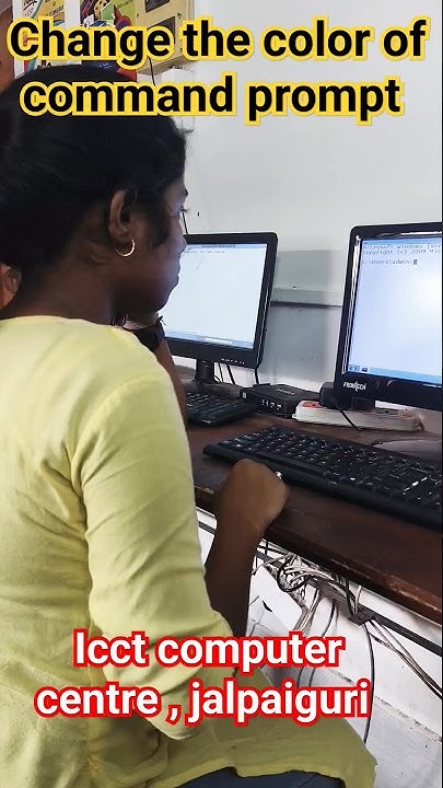 How to change command prompt text color - YouTube