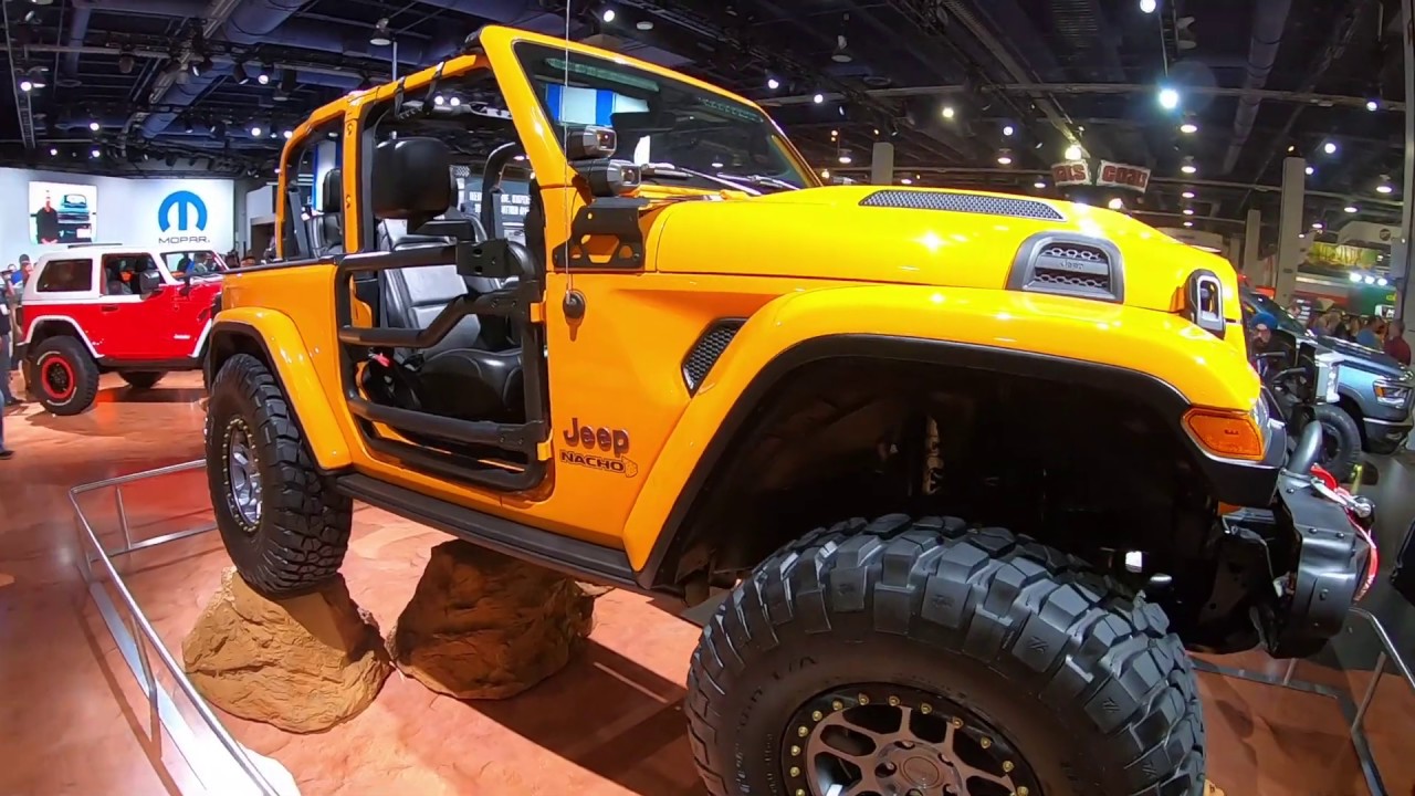 SEMA 2018! A Walk Thru The Mopar/Jeep Booth! - YouTube