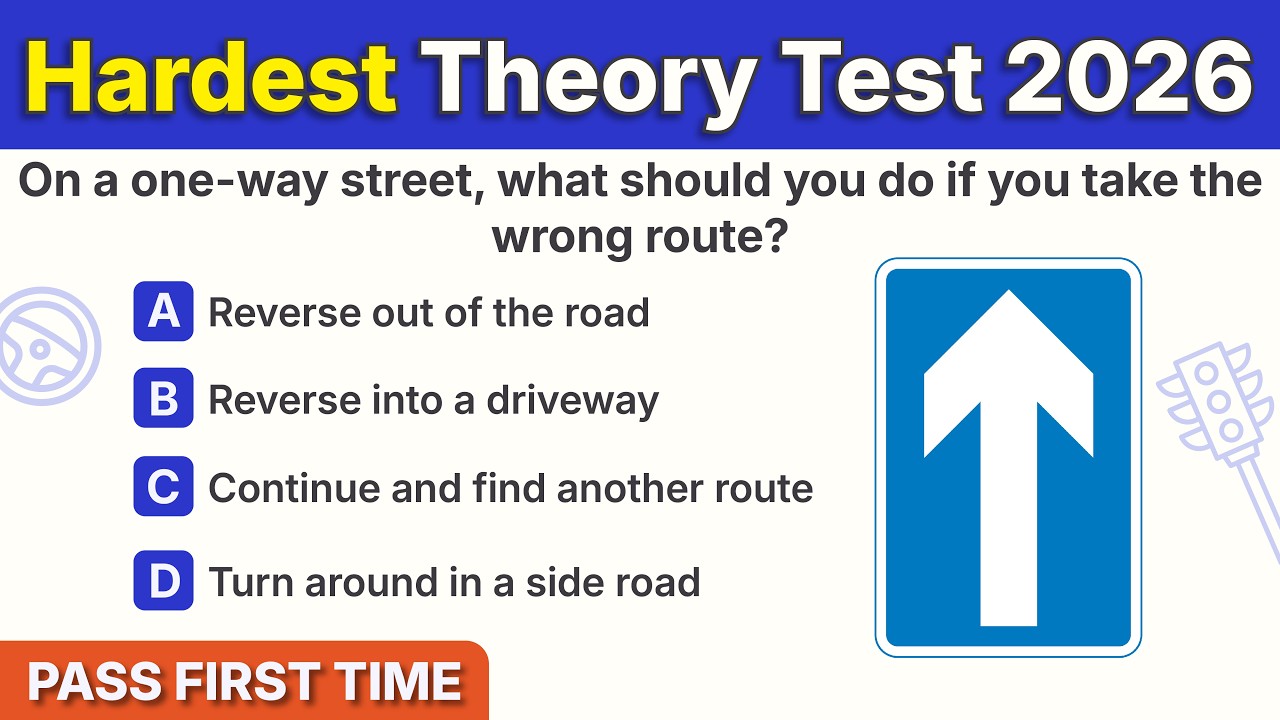 Theory Test 2026 UK | Official DVSA Most Difficult Question & Answer ...