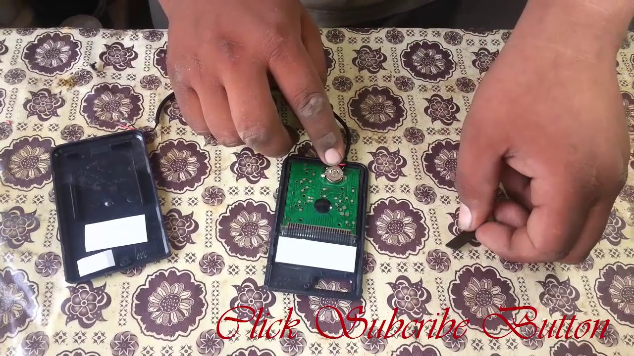 How to make a calculator coil winding counter with a retractable cable ...