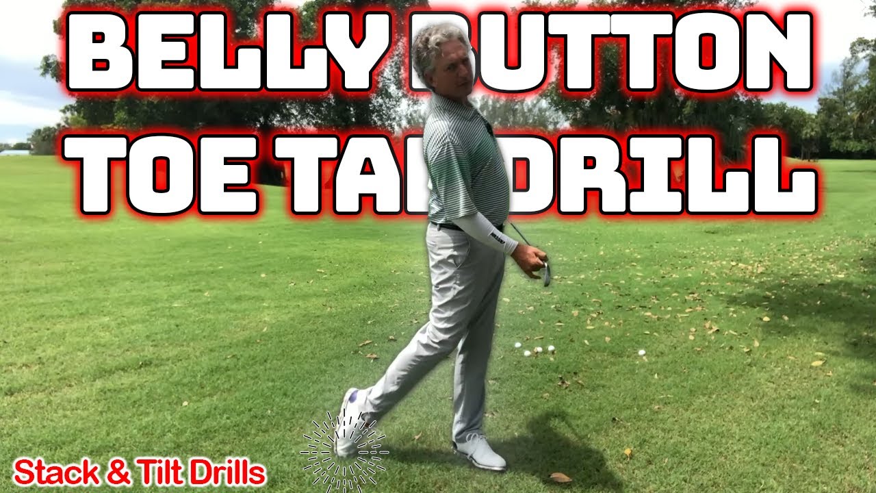 Belly Button Toe Tap Drill ! You Should Always Do This! PGA Pro Jess ...