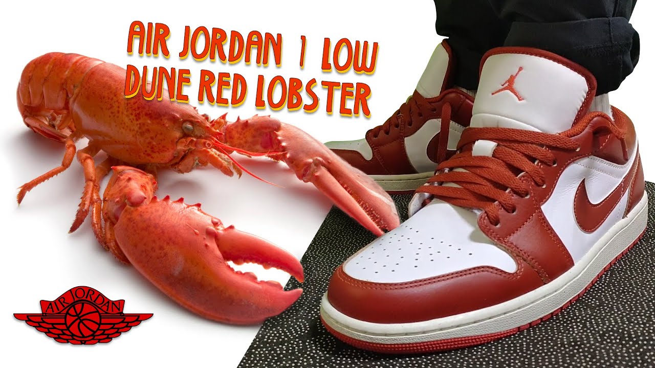 Nike Air Jordan 1 Low SE / Dune Red Lobster x SHOE UNBOXING & on FEET ...