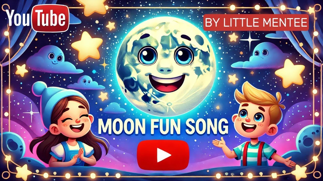 Moon Fun Song For Kids! | LittleMentee Kids Songs & Stories - YouTube