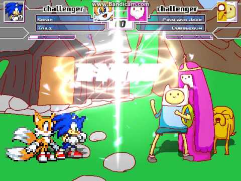TBM Mugen Match Request #4 - Sonic and Tails vs Finn and Princess Bubblegum