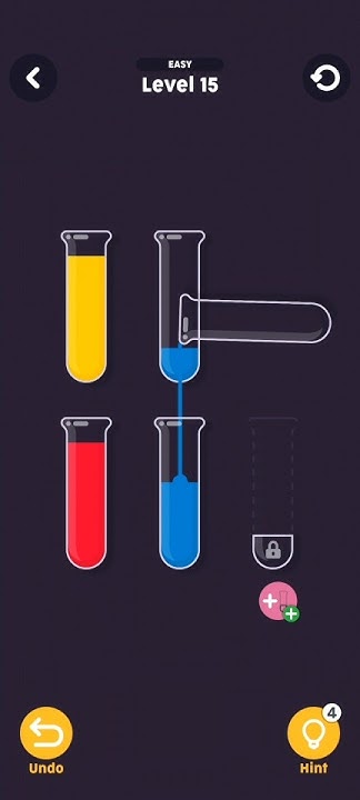 Water Split Game easy level 15 - YouTube