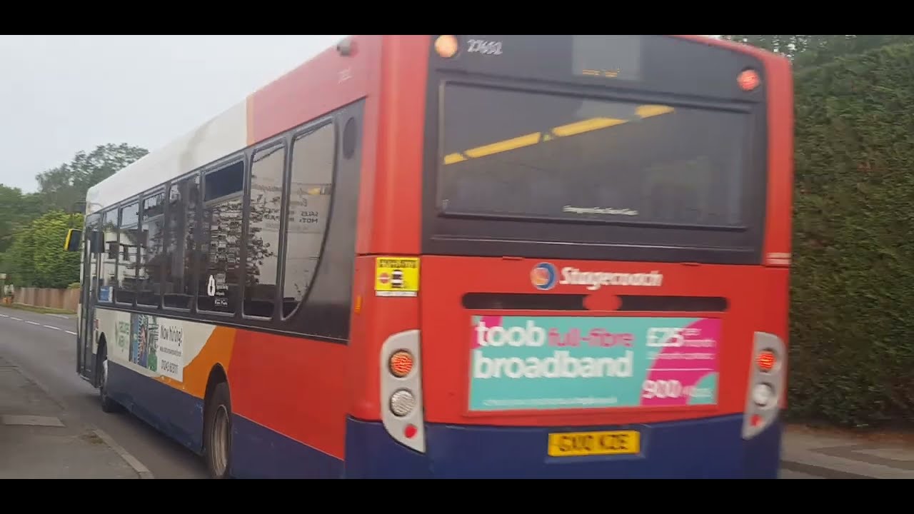 Here is the stagecoach bus 27652 on the number 20 in Normandy Wednesday ...