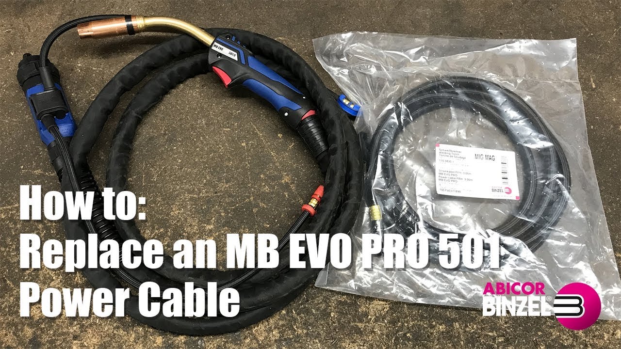 How to: Replace an MB EVO PRO 501 Power Cable - YouTube