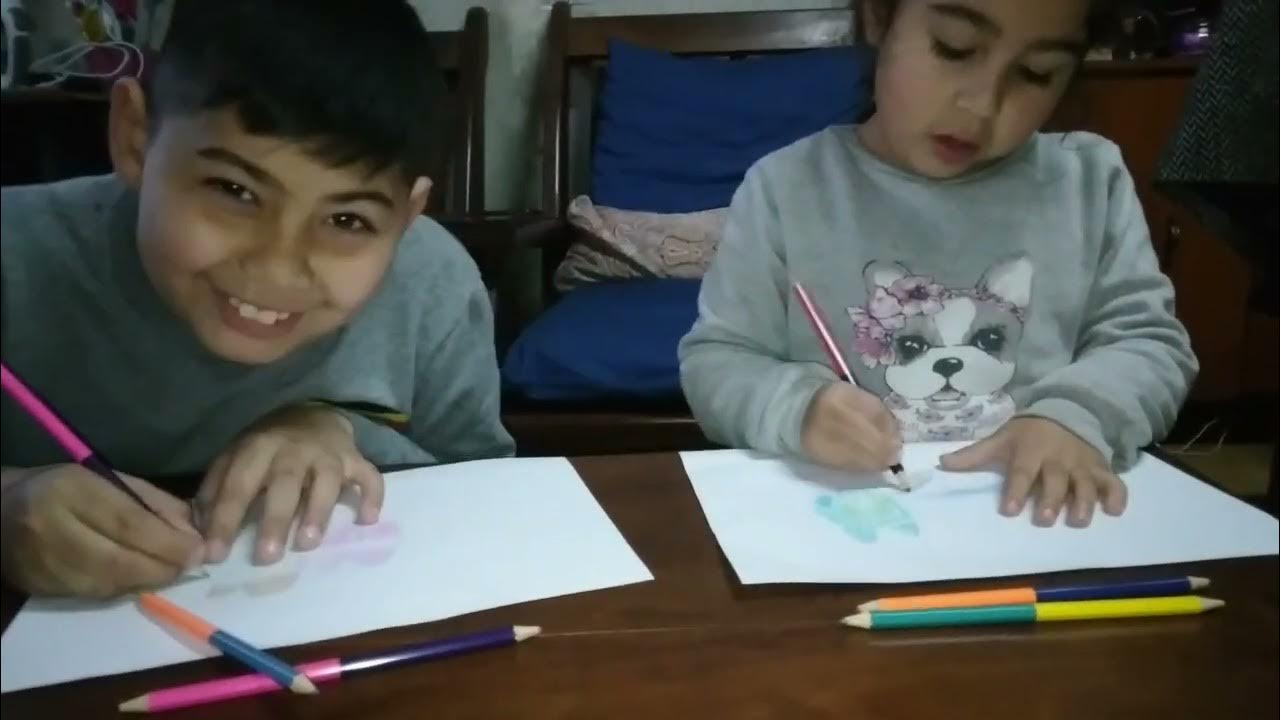 dibujando con mi hermano 😁 | Juega con Mili 🤩 - YouTube