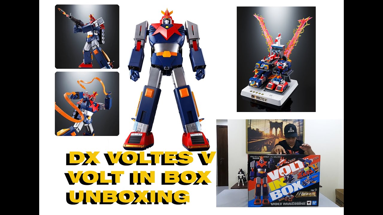 Unboxing of VOLTES V - DX Soul of Chogokin Volt in Box - YouTube