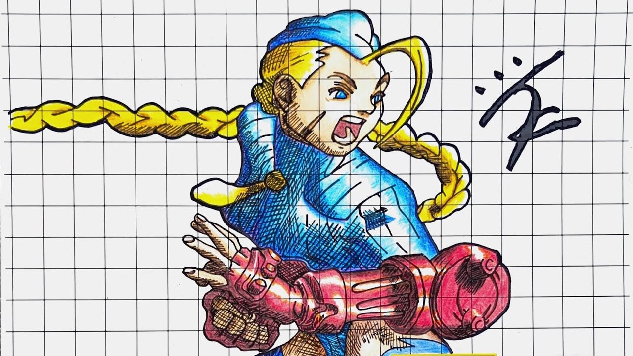 Cammy From Street Fighter | Speed Drawing!!! I love this one!! - YouTube