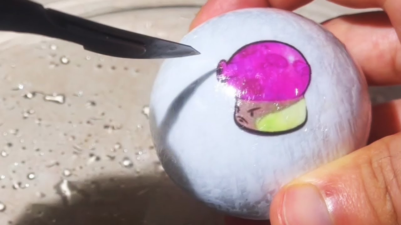 ASMR A purple mushroom ball that squirts beads丨Relaxing and Satisfying ...