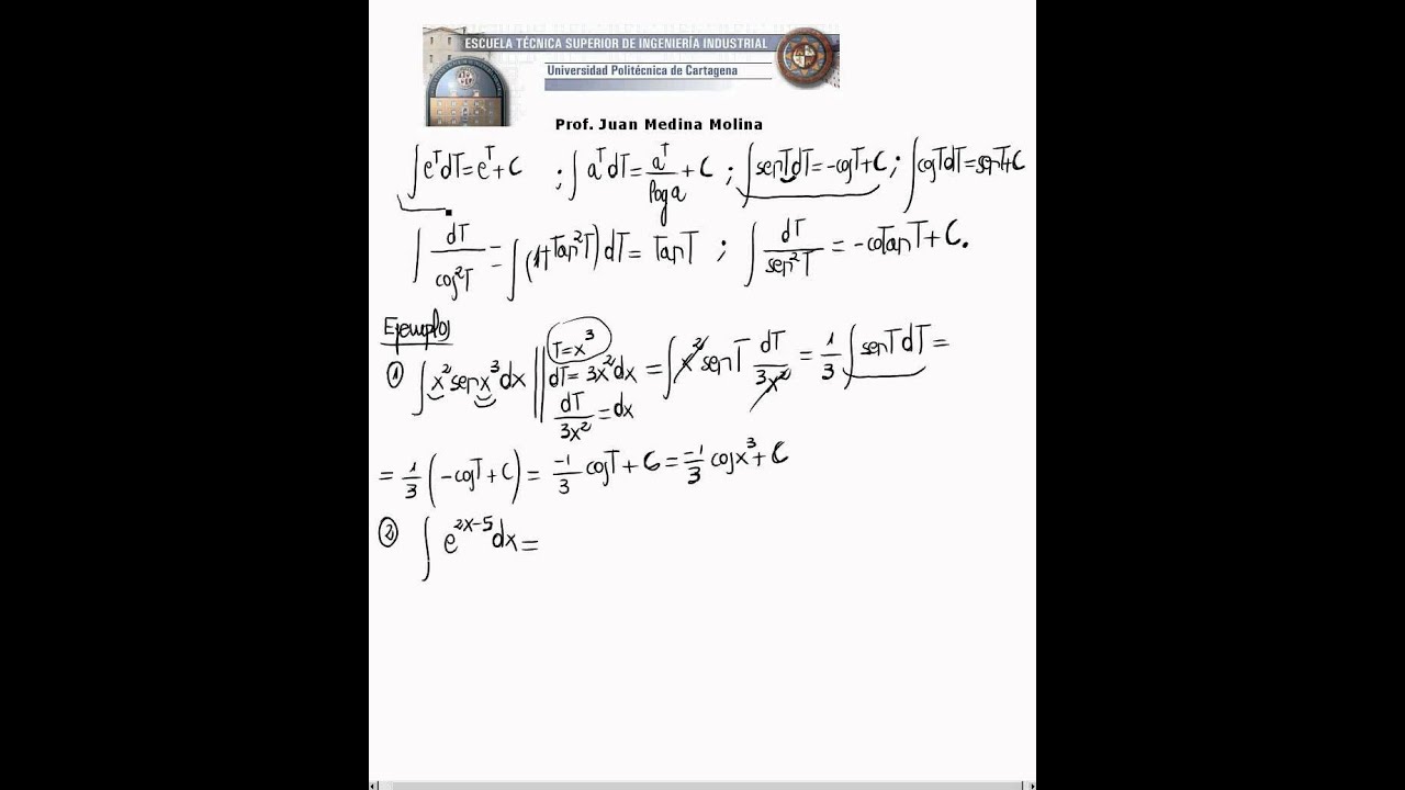 Integrales - Aplicando las fórmulas de funciones trigonométricas y ...