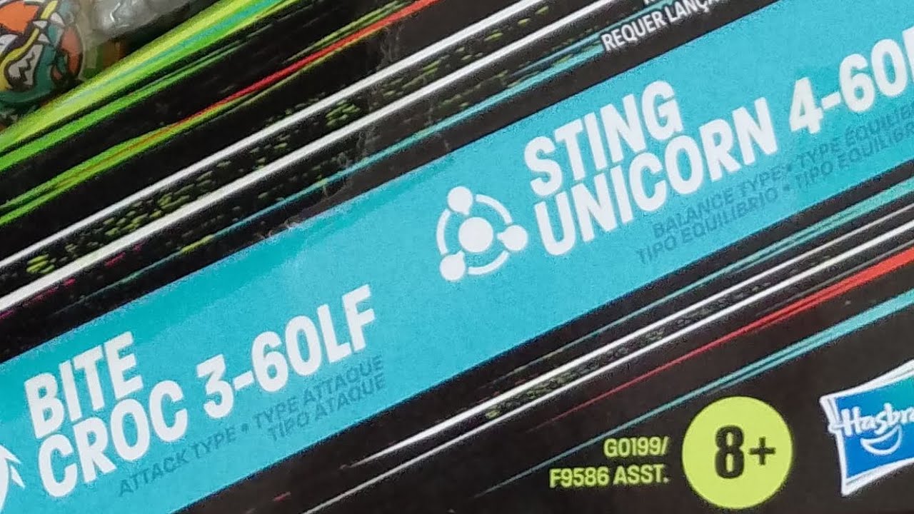 HASBRO BITE CROC 3-60LF and STING UNICORN 4-60P unboxing and review ...