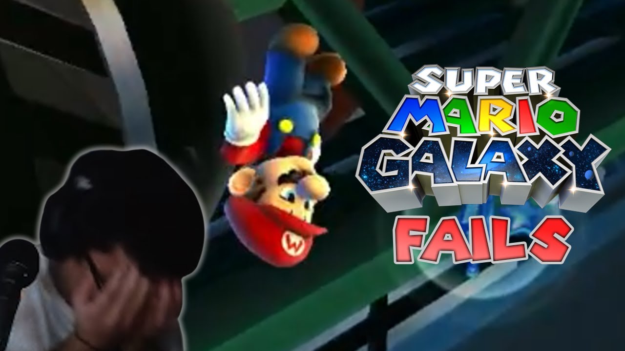 Drew's LEGENDARY Mario Galaxy Fail Compilation! - YouTube