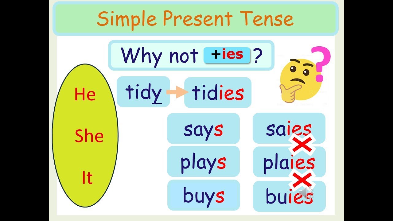 Tenses:(A)Simple Present Tense Lesson 3 P2/S1(Grade 2) 'How' (-y + s or ...