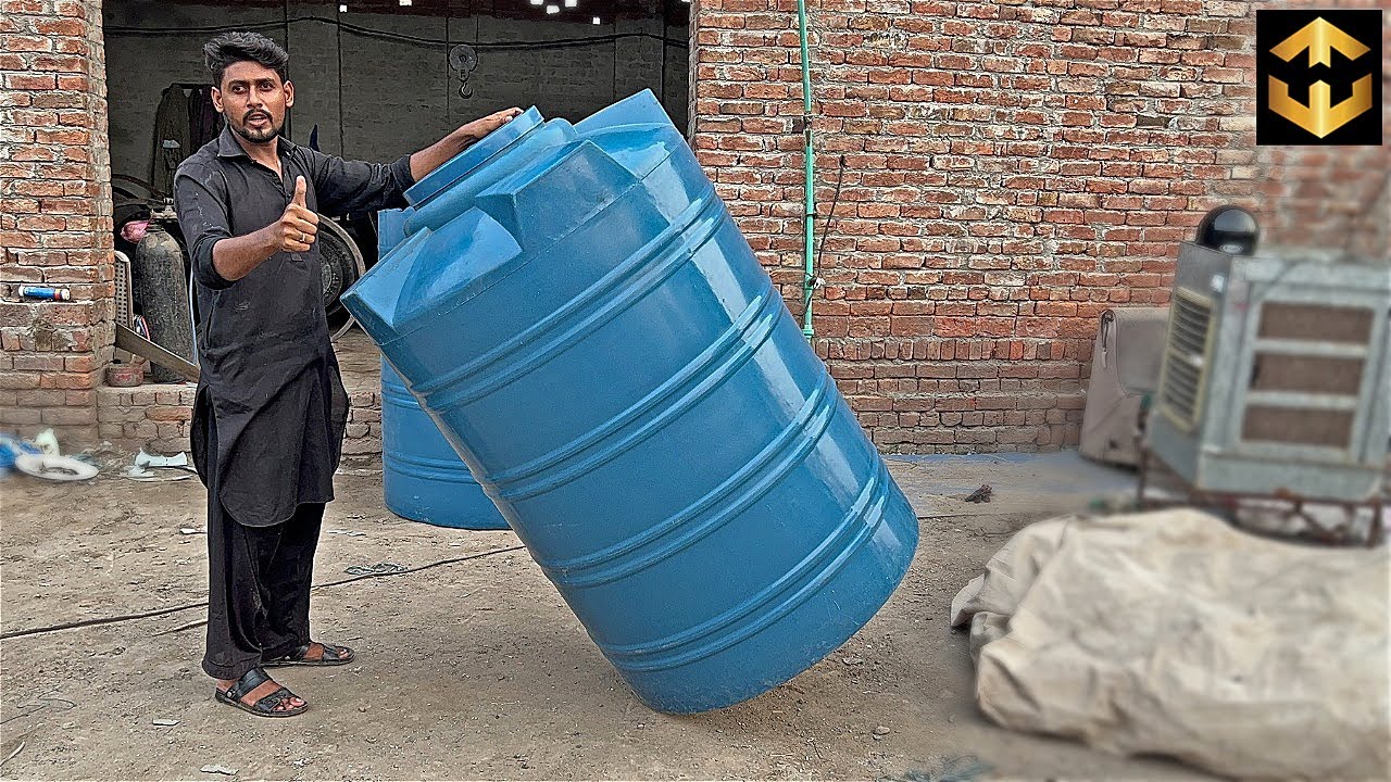 Amazing Process of making Water Storage TANK in Factory Process - YouTube