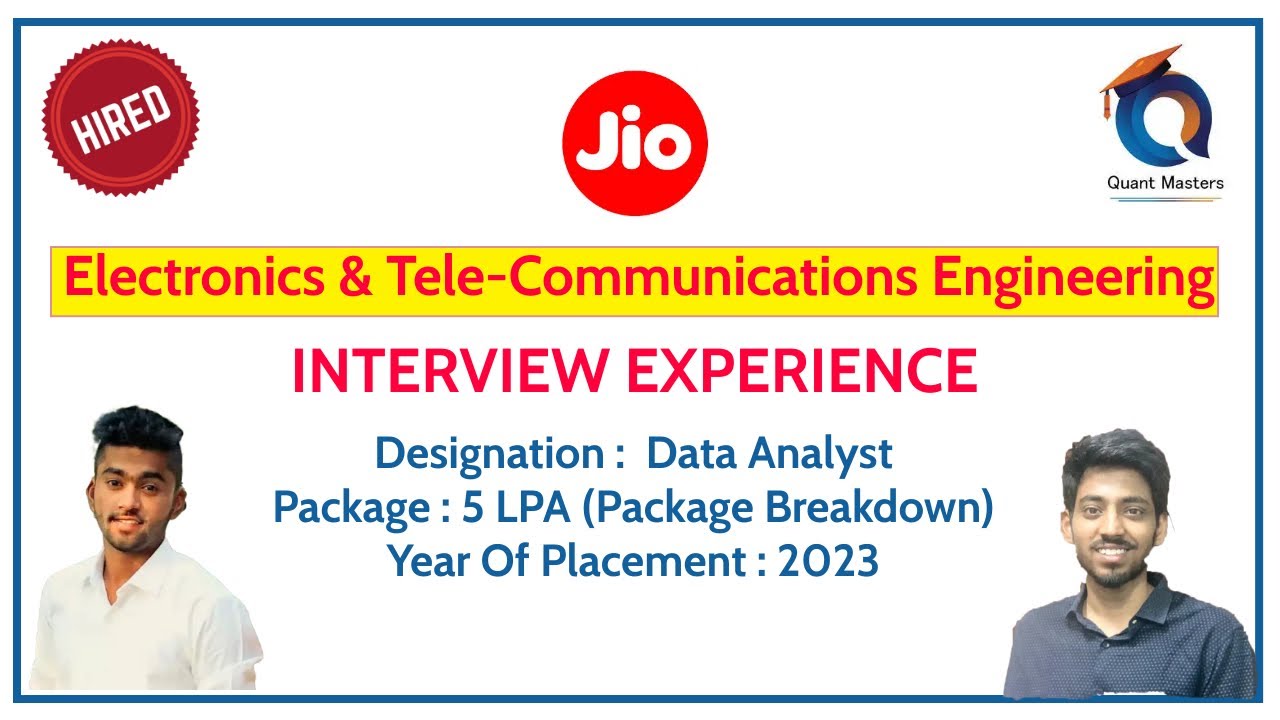 Reliance Jio Interview Experience - 2023 | Designation: Data Analyst ...