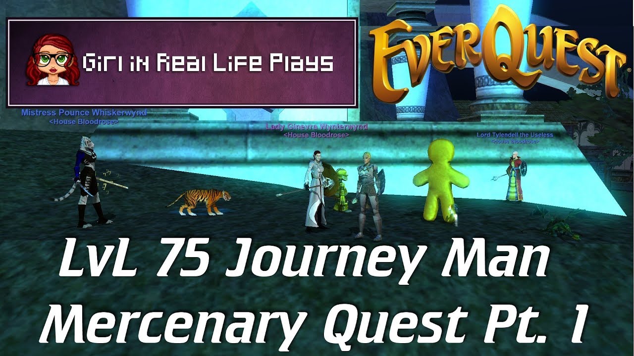 Everquest Time- Level 75 Jouneyman 5 Mercenary Quest - YouTube