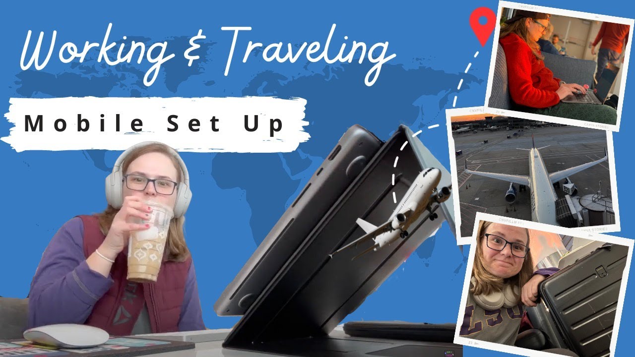 Work from anywhere with my mobile office setup - YouTube