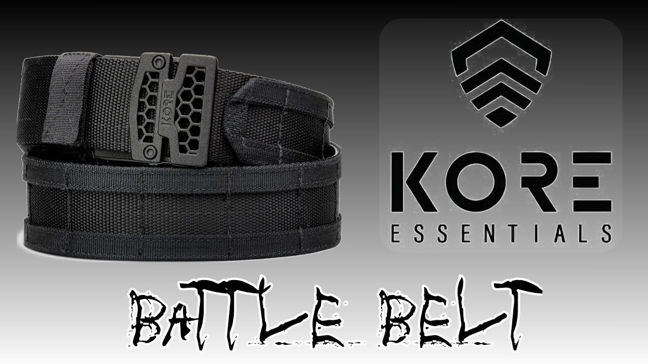 Kore Essentials Battle Belt - Tactical Game Changer - YouTube