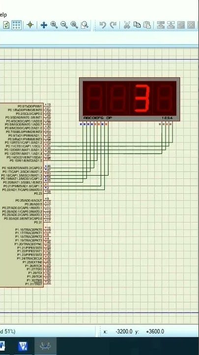 7 segment display interface with LPC2148 - YouTube
