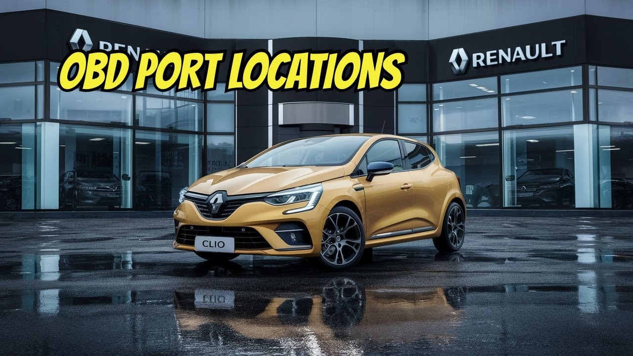 Renault Clio 2019-2025 - OBD Location - How to Find Your OBD Port - YouTube