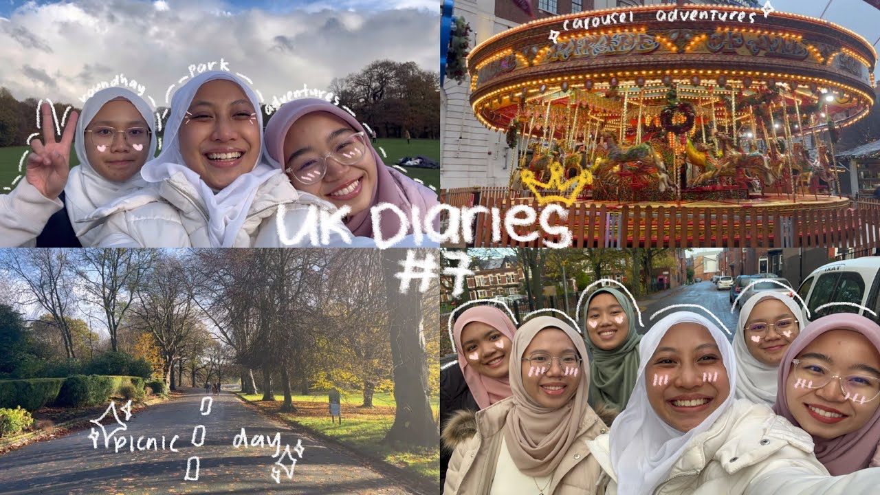 a weekend in my life (picnic day, riding a carousel, movie night, food ...