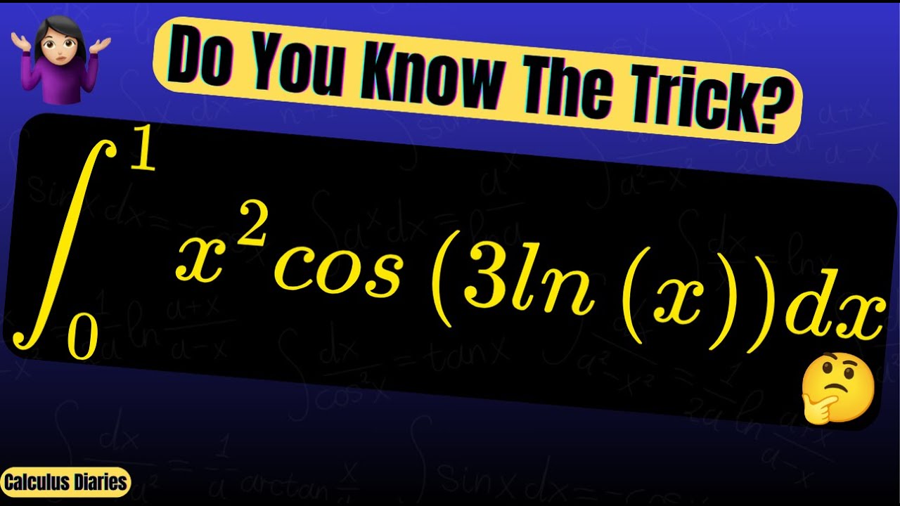 Euler's Formula Solves This Tricky Integral! - YouTube