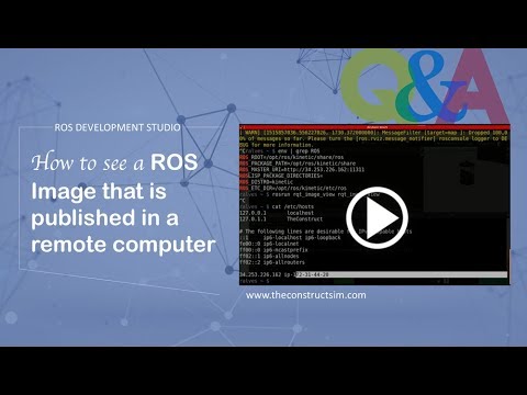 [ROS Q&A] 093 - How to see a ROS Image that is published in a remote ...