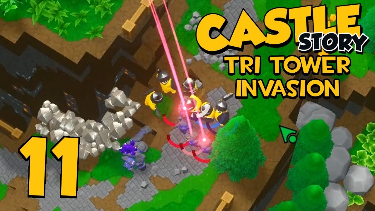 Castle Story Invasion on Tri Tower - Part 11 - SNEAKY WARLOCKS - YouTube