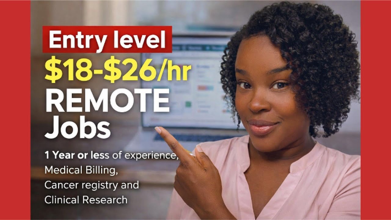 Entry-Level Remote Healthcare Jobs Hiring Now | Up to $26/Hour - YouTube