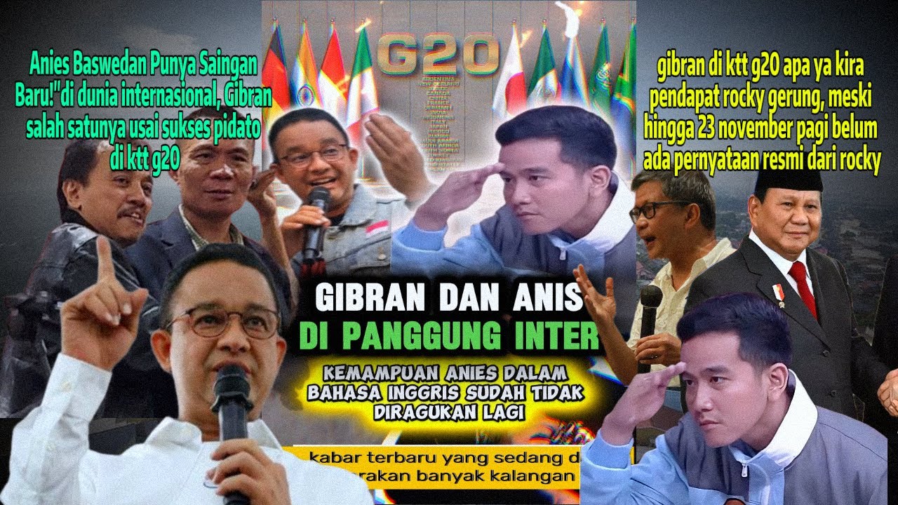 ANIS BASWEDAN PUNYA PESAING BARU GIBRAN DI NILAI SUKSES WAKILI PRESIDEN ...